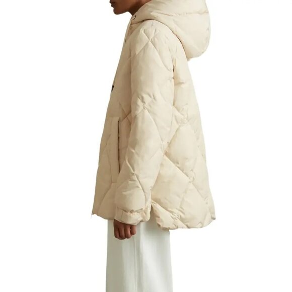 Reiss | Jackets & Coats | Reiss Thea Diamond Quilted Puffer Parka In ...